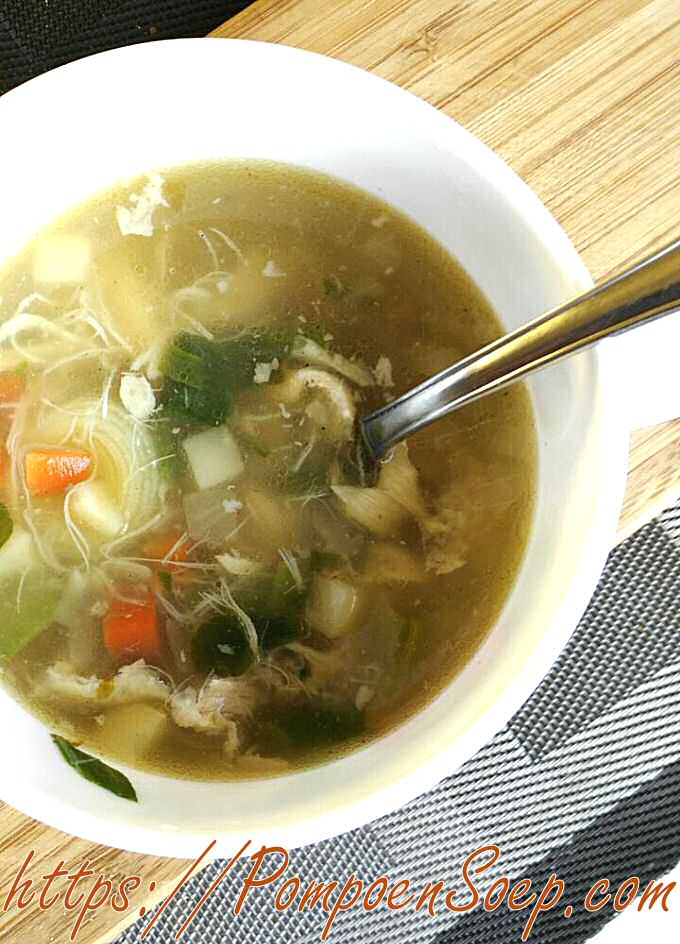 2x lekkere, ouderwetse kippensoep maken op grootmoeders wijze of à la ...